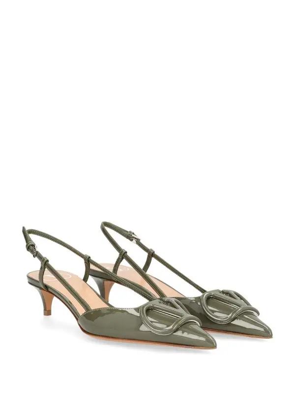 Valentino Garavani Pointed-toe Slingback High-heeled Sandals