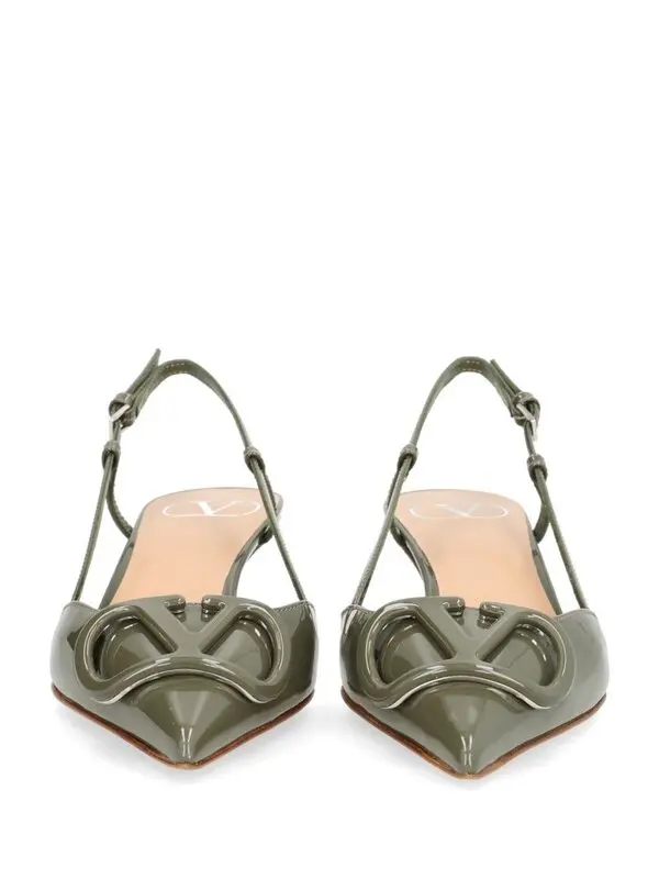 Valentino Garavani Pointed-toe Slingback High-heeled Sandals