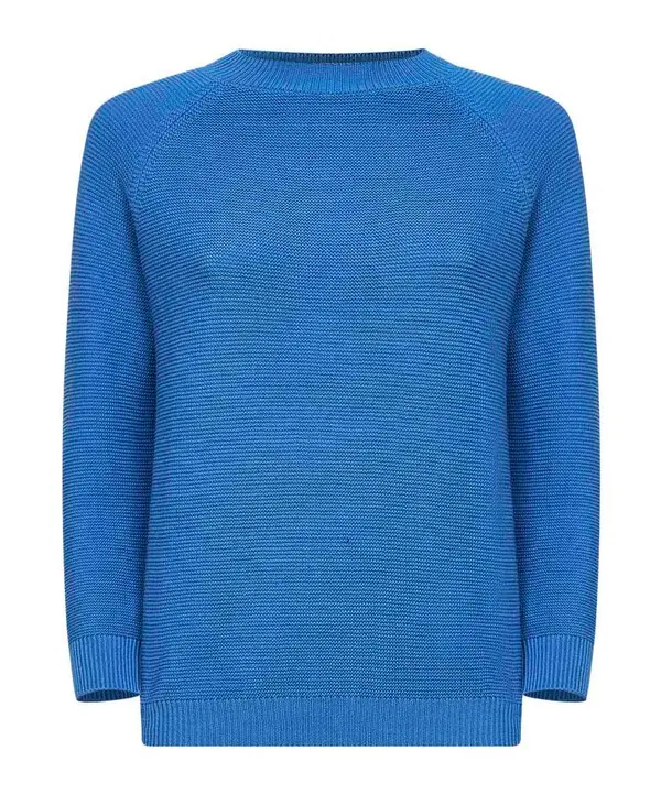 Max Mara Aere Crewneck Knitted Jumper - Blue
