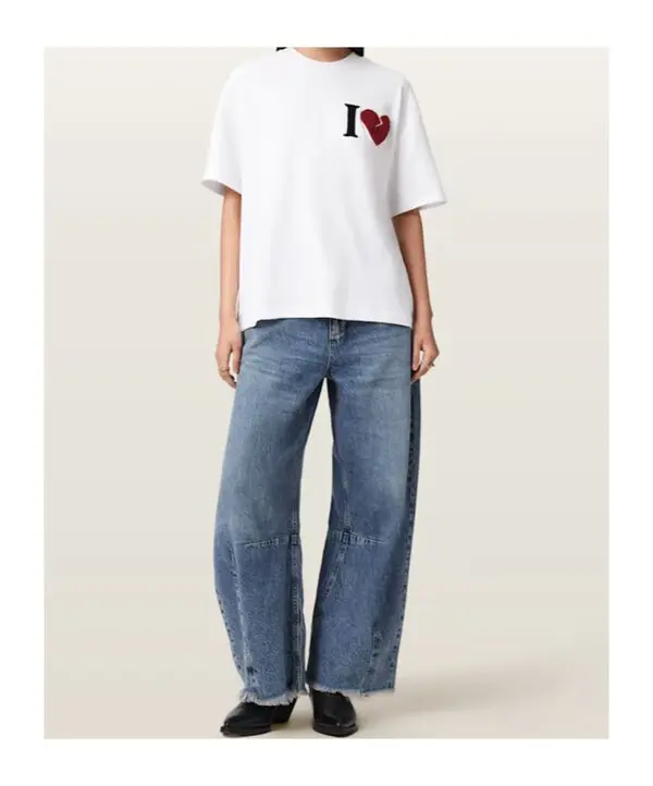 ALLSAINTS Heart Etta Oversized T-shirt