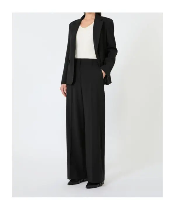 Max Mara Visivo Pressed-crease Wide-leg Trousers