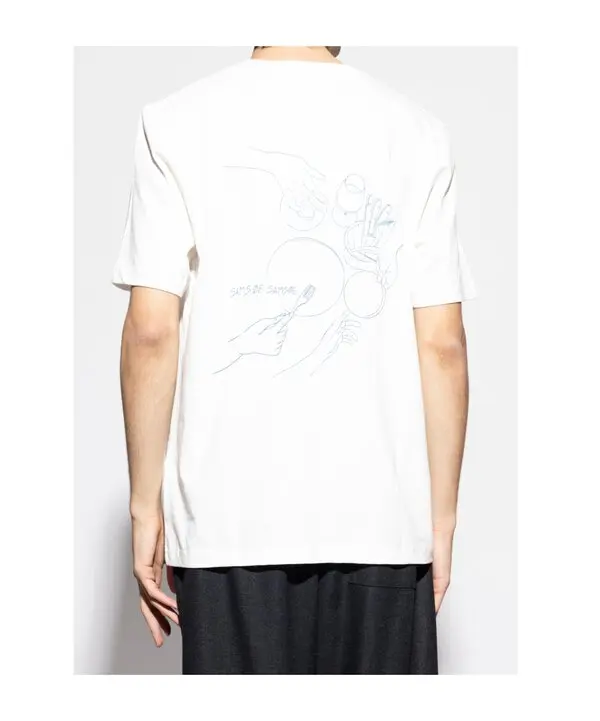 SAMSOE SAMSOE Logo Short-sleeved T-shirt