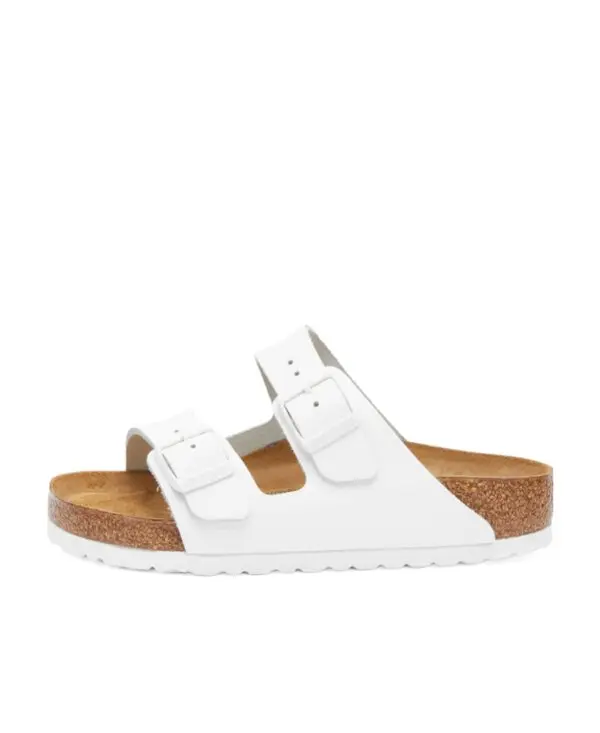 BIRKENSTOCK Arizona Double Strap Slip-on Sandals - White