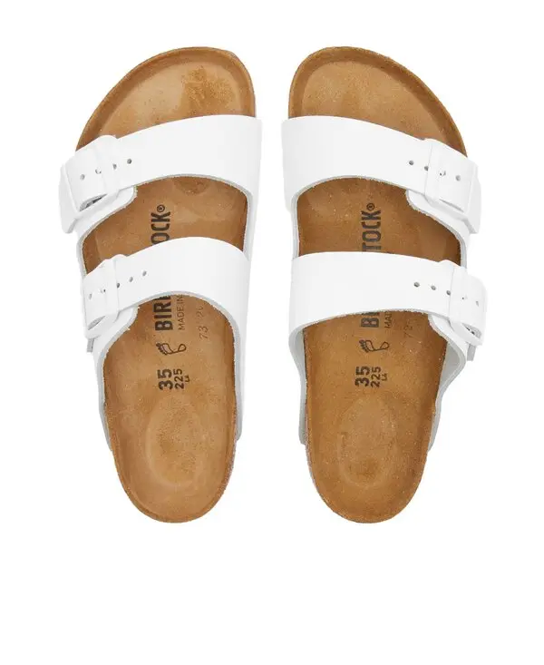 BIRKENSTOCK Arizona Double Strap Slip-on Sandals - White