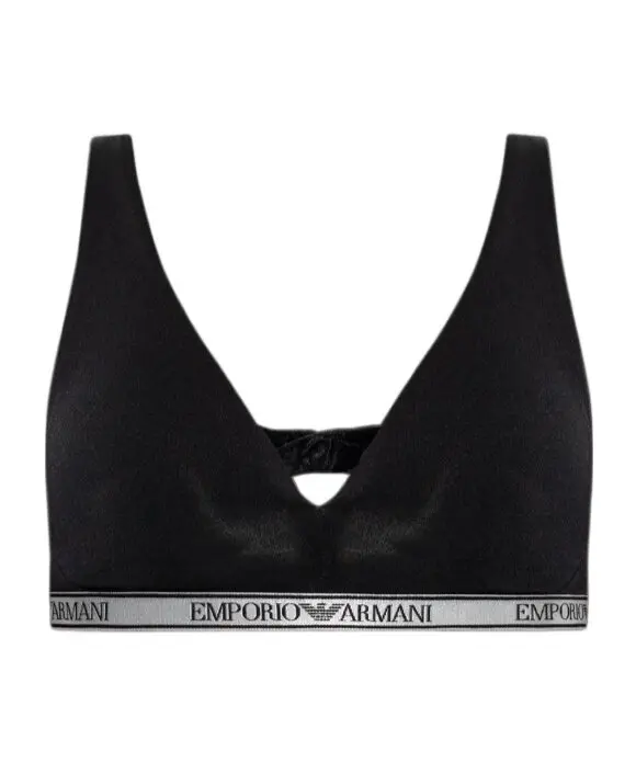 Emporio Armani Logo Elastic Triangle Bra