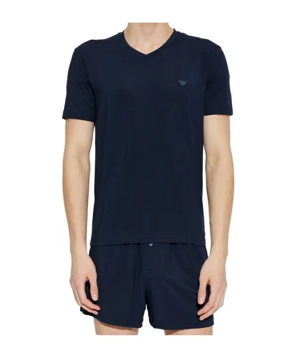 Emporio Armani V-neck Logo T-shirt
