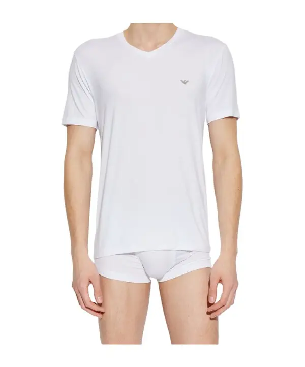 Emporio Armani V-neck Logo Undershirt