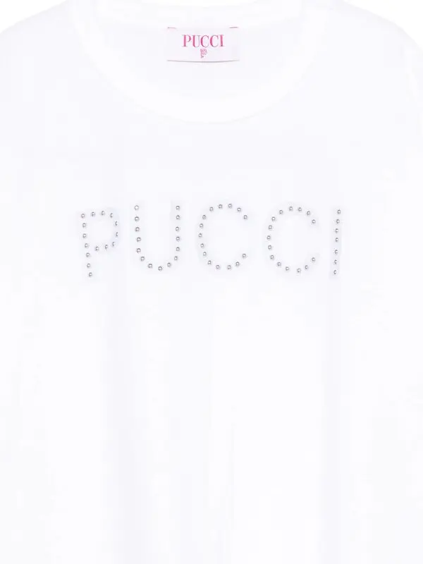Emilio Pucci Logo Embellished T-shirt