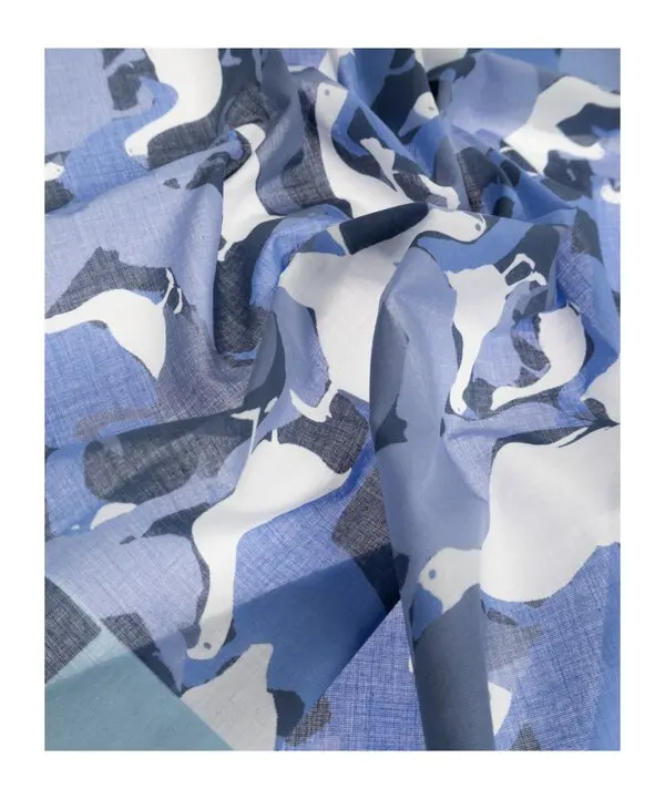 Moschino Animal Print Scarf - Blue