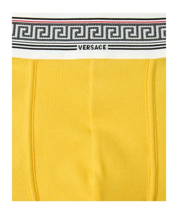 Versace Ribbed Jersey Trunks
