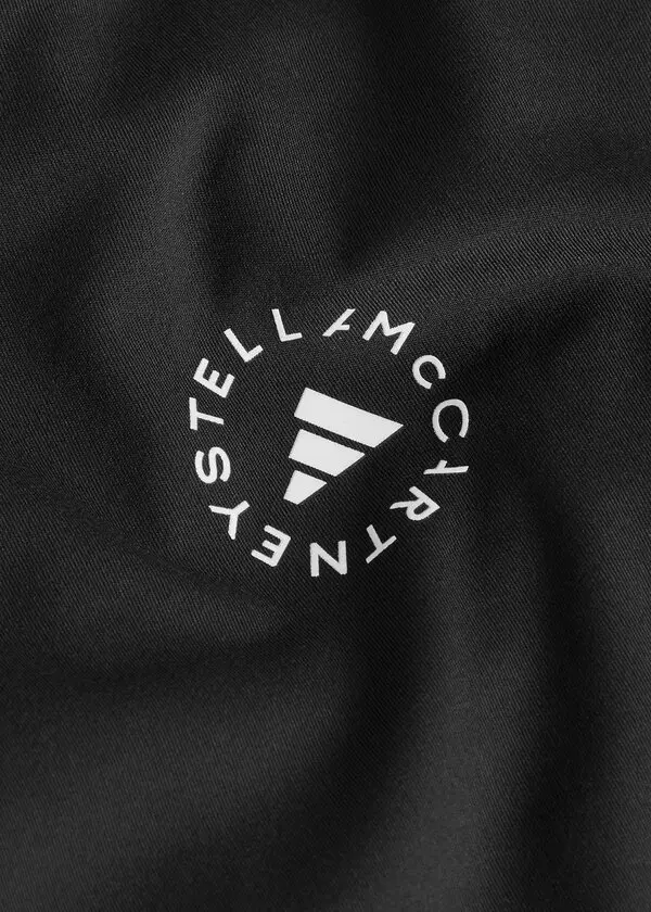 Stella McCartney Adidas X Training Logo Stretch-jersey Flared Leggings