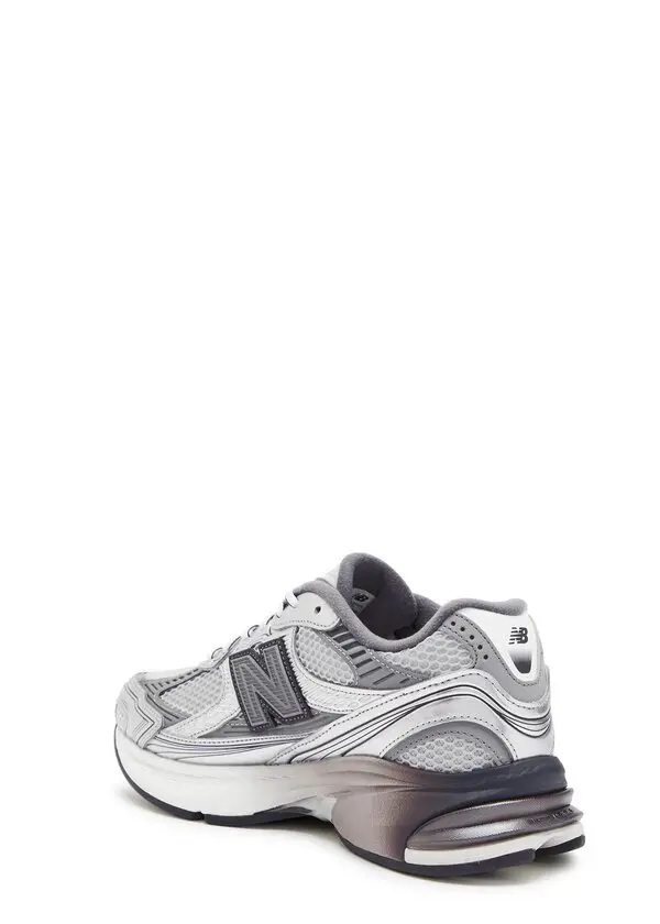 NEW BALANCE 2010 Metallic Mesh Lace-up Sneakers - Grey