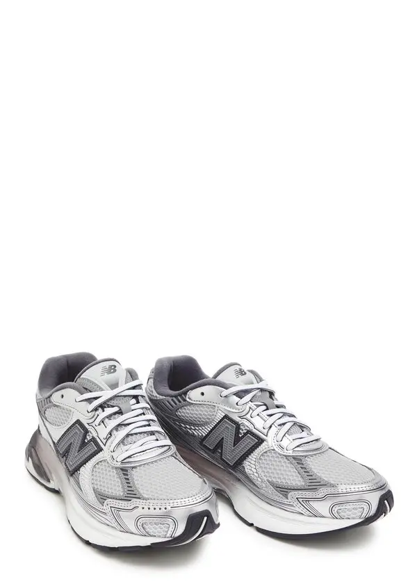 NEW BALANCE 2010 Metallic Mesh Lace-up Sneakers - Grey