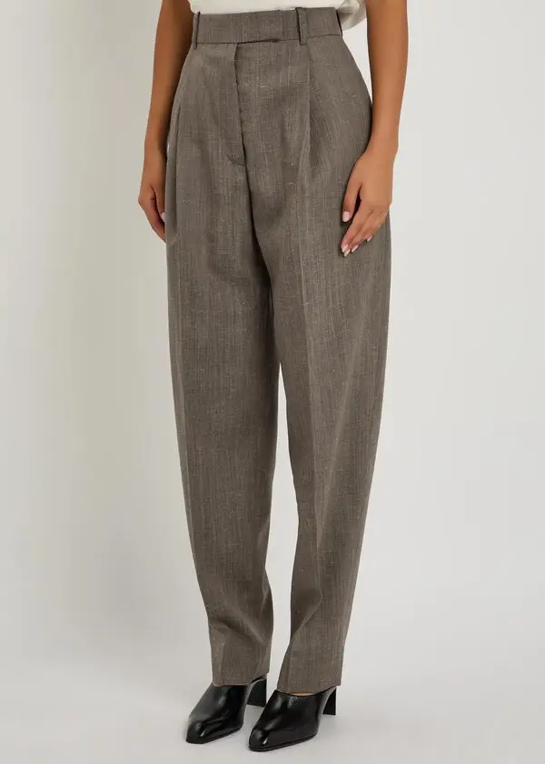 RÓHE Tapered-leg Wool-blend Trousers