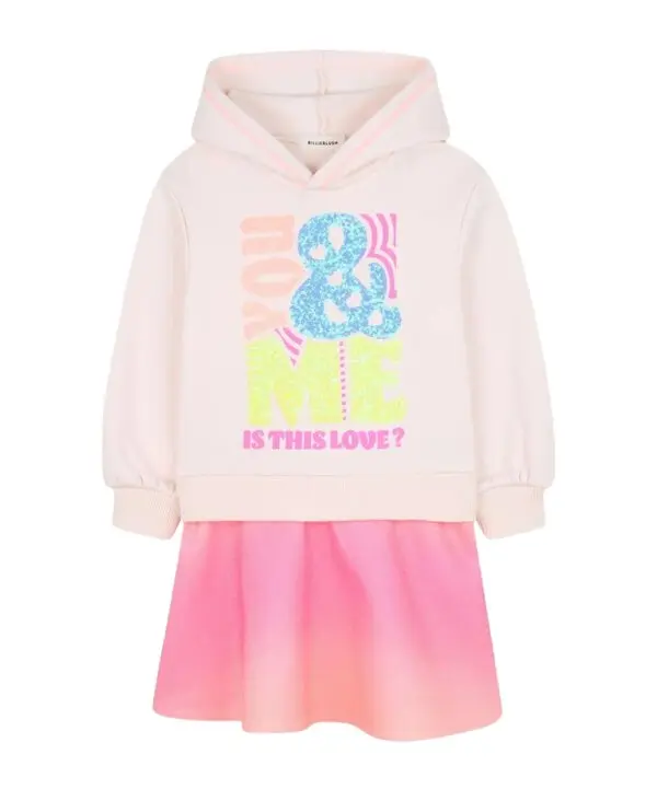 BILLIEBLUSH Text-print Dress - Light Pink