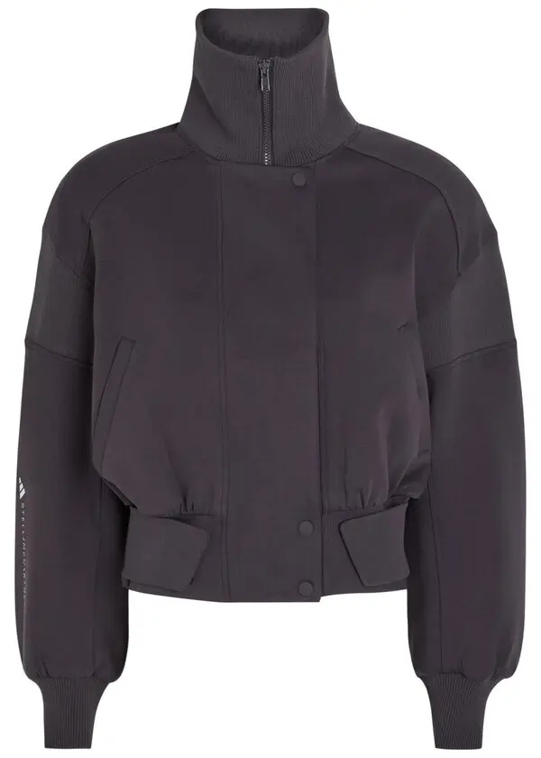Stella McCartney Adidas X Stadium Stretch-cotton Jacket - Black