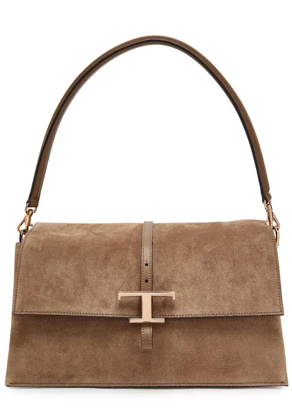 TOD'S Suede Shoulder Bag