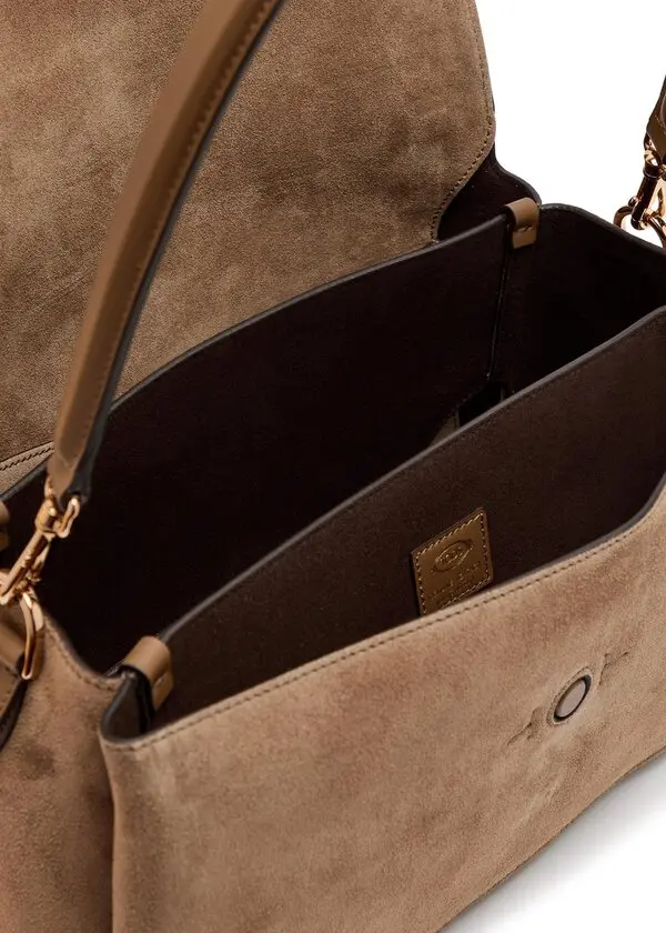 TOD'S Suede Shoulder Bag