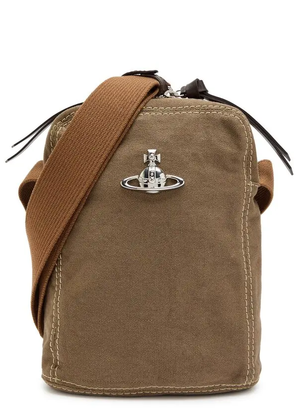 VIVIENNE WESTWOOD Luke Canvas Cross-body Bag - Green