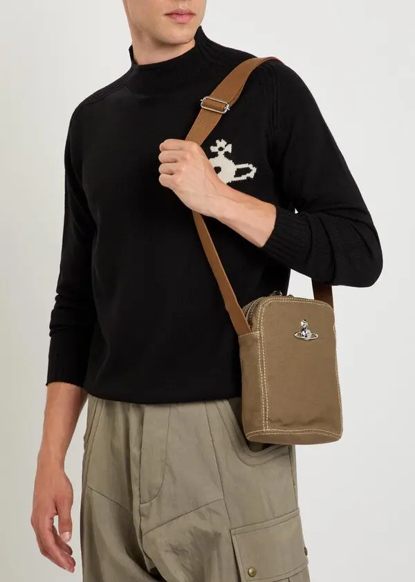 VIVIENNE WESTWOOD Luke Canvas Cross-body Bag