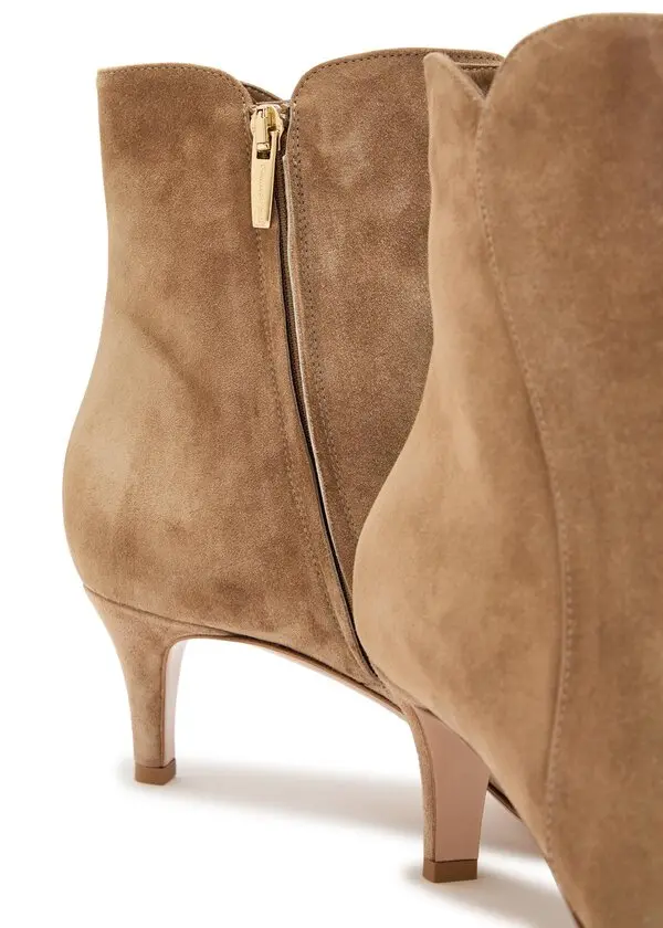 GIANVITO ROSSI Levy 55 Suede Ankle Boots