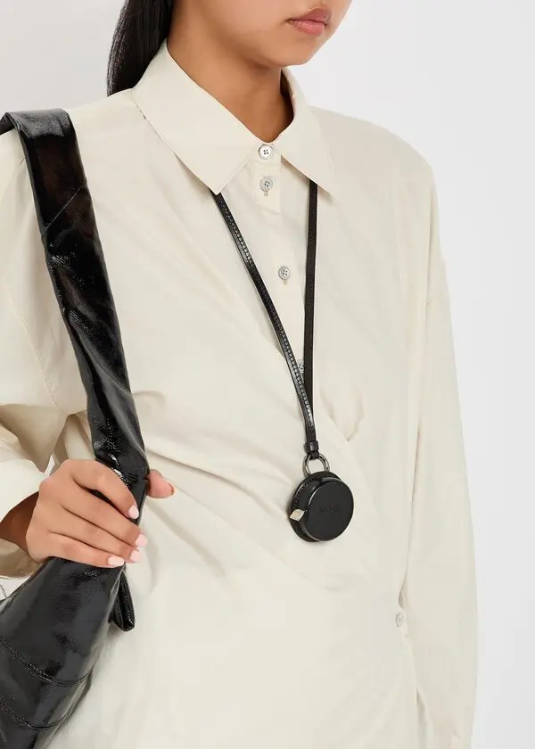 LEMAIRE Molded Tape Leather Necklace