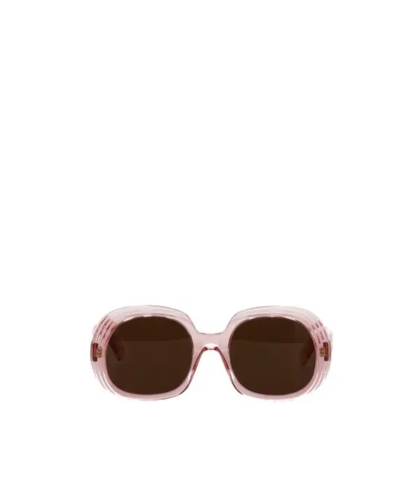 Loewe Mini Anagram Steps Square Sunglasses