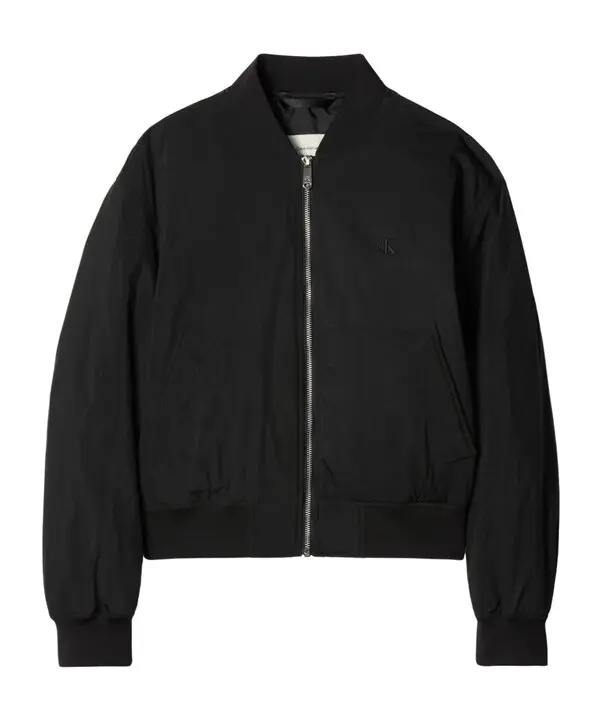 Calvin Klein Embroidered Zip-up Bomber Jacket