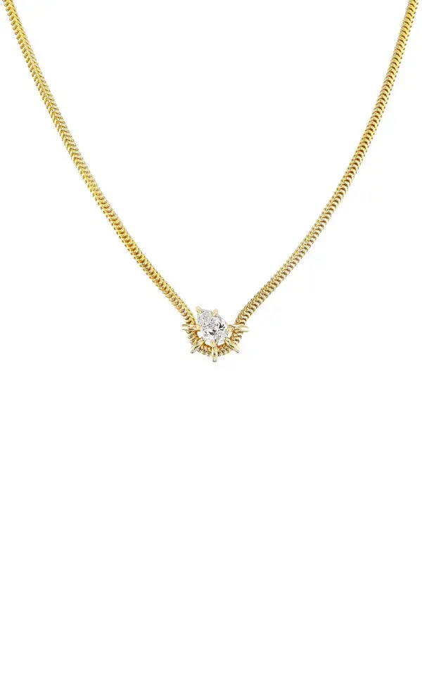 VICE VERSA 14k Yellow Pear Louise Necklace
