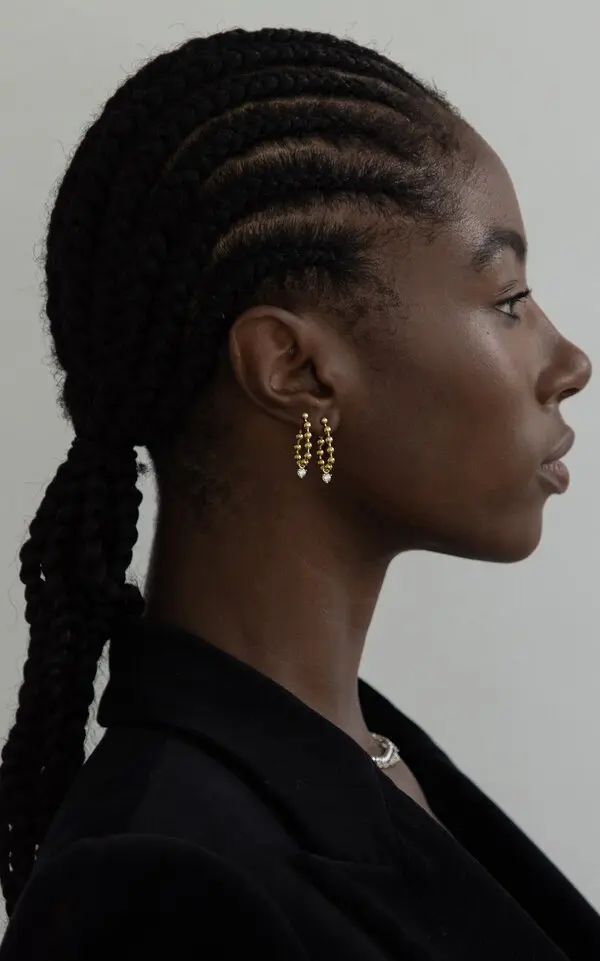 VICE VERSA 14k Yellow Kin Drops