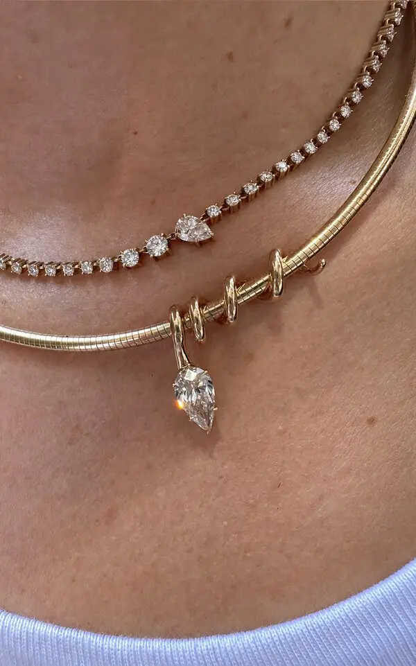 VICE VERSA 14k Yellow Boa Necklace