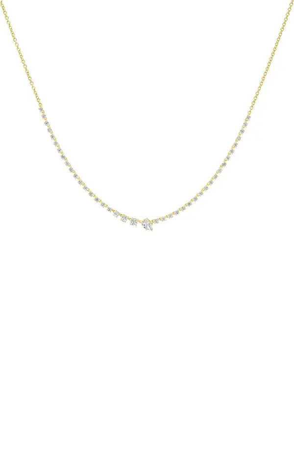 VICE VERSA 14k Yellow Bias Necklace