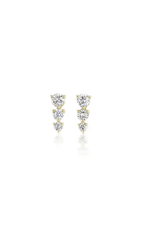 VICE VERSA 14k Yellow Kin Studs