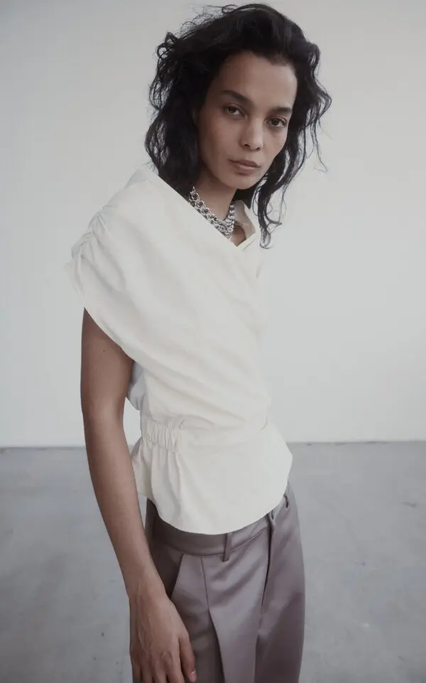HARRIS TAPPER Chaimberlain Draped Top