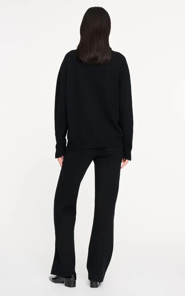 BARRIE Cashmere Sparkling Cross Polo Sweater