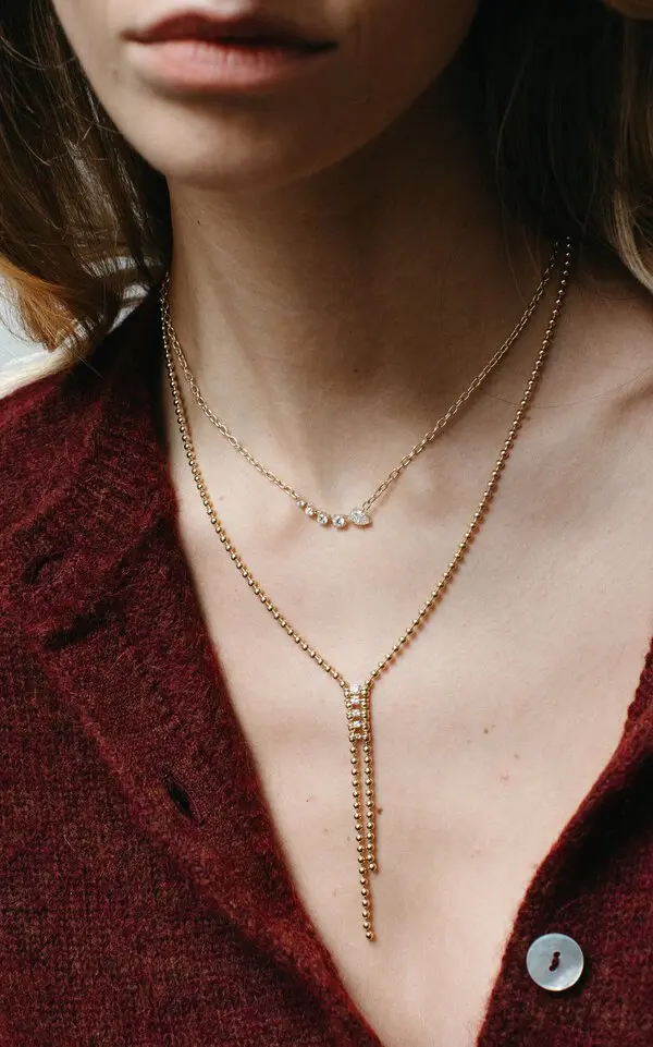 VICE VERSA 14k Yellow Gemini Bolo