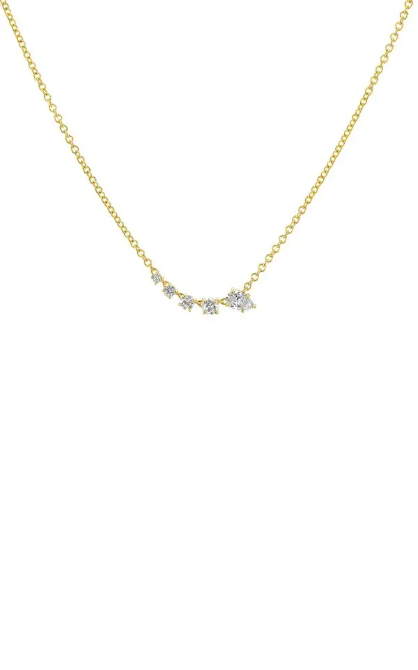 VICE VERSA 14k Yellow Mini Bias Necklace