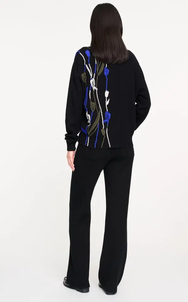 BARRIE Cashmere Stemline Shirt Cardigan - Black