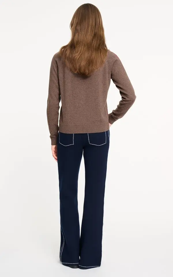 BARRIE Cashmere Threadline Cardigan