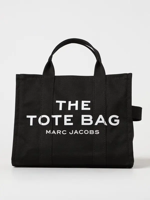 Marc Jacobs Medium Tote Bag In Canvas - Black