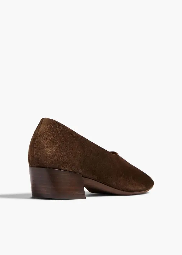 Khaite Marcy Suede Pumps - Ebano