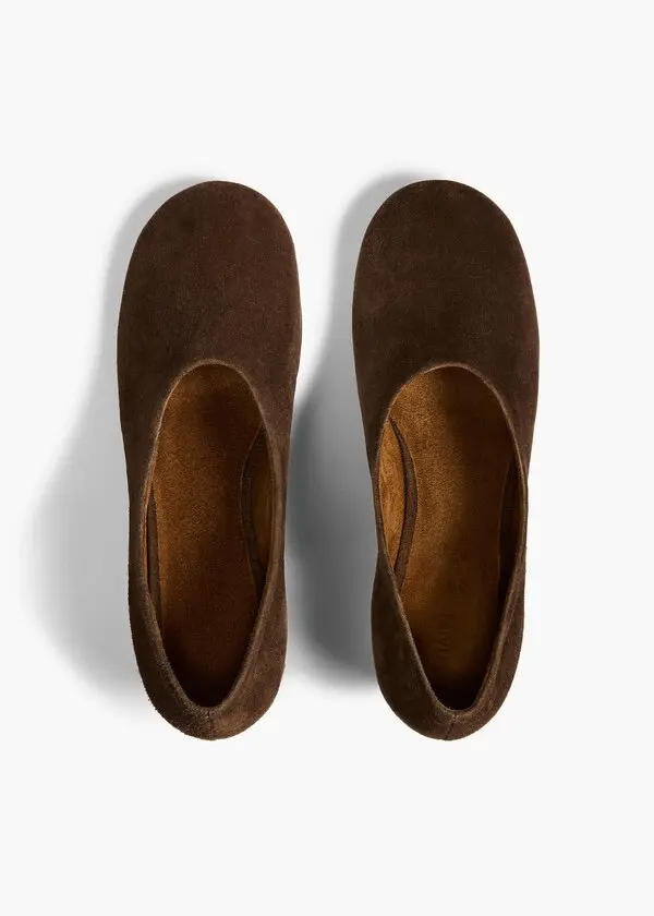 Khaite Marcy Suede Pumps - Ebano