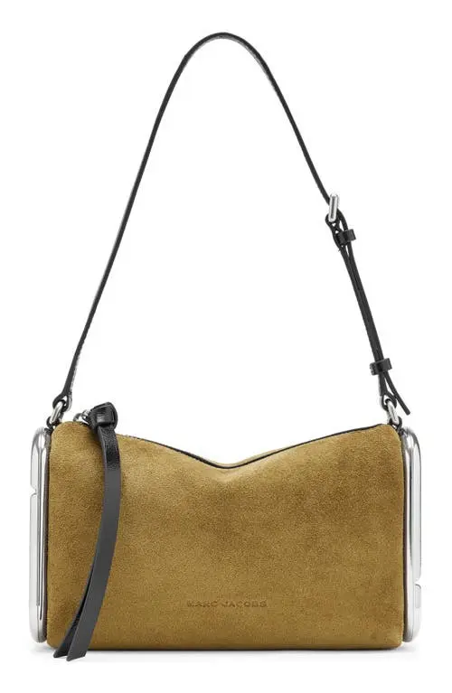 Marc Jacobs Small Scene Suede Shoulder Bag - Hazelnut