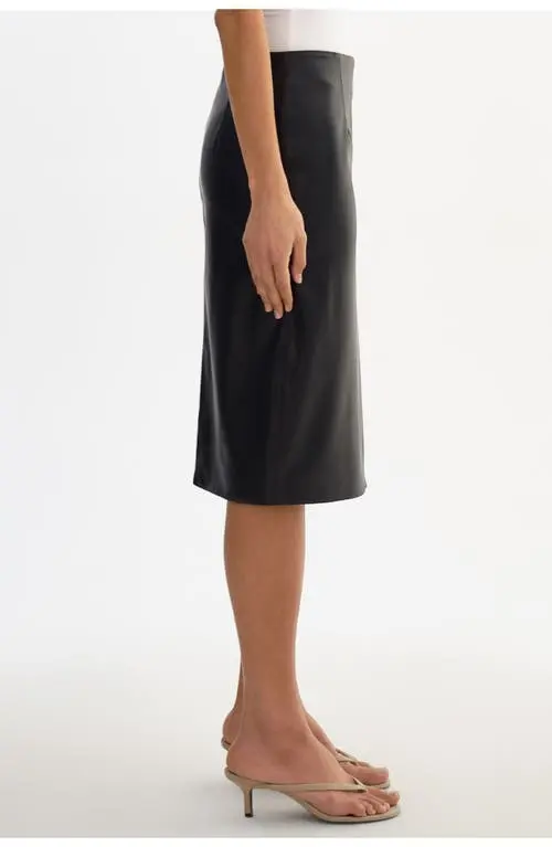LAMARQUE Luciana | Faux Leather Pencil Skirt