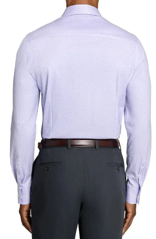 W.R.K Slim Fit Cross Geo Reworked Button-up Shirt