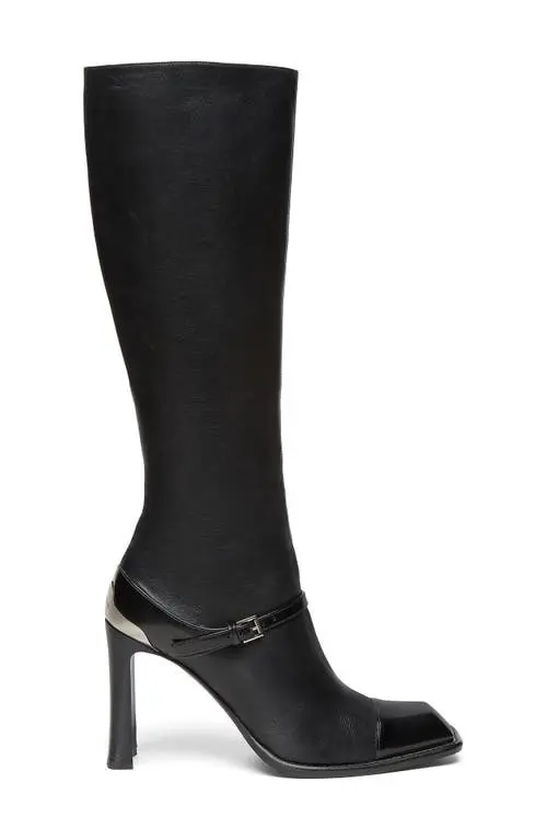Alexander McQueen Niko Leather Knee High Boots