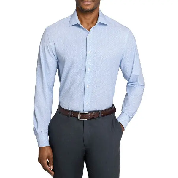 W.R.K Circle Geo Performance Dress Shirt