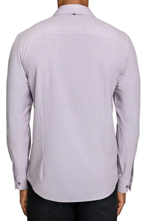 W.R.K Circle Geo Performance Long Sleeve Button Up Shirt