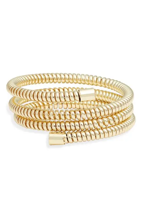 Nordstrom Coil Wrap Omega Bracelet - Gold