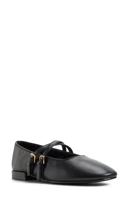 Aldo Elinora Mary Jane Flat - Black